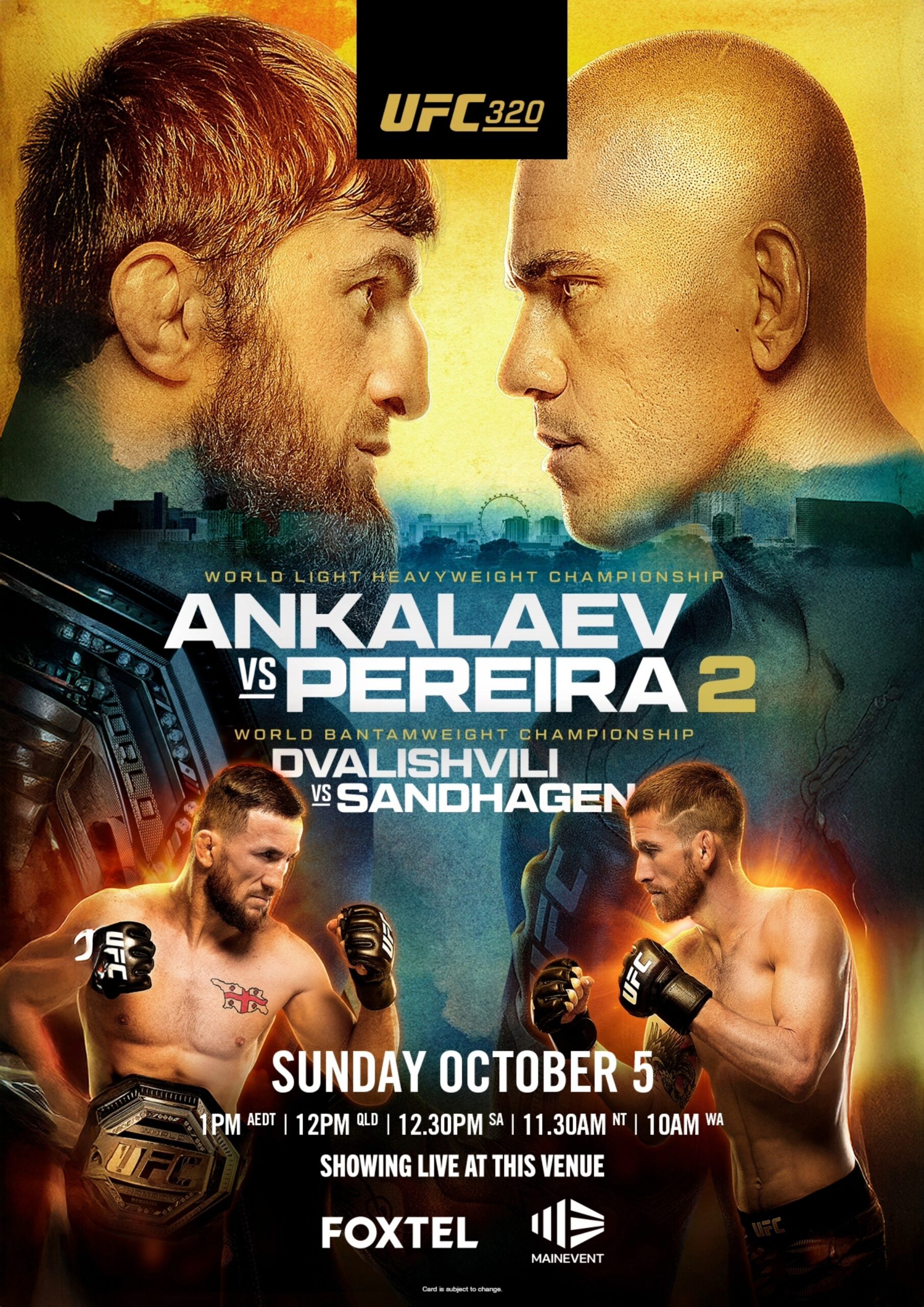 UFC 320 - Richmond Club